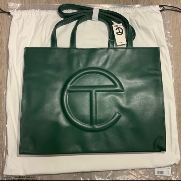 Telfar | Bags | Authentic Telfar Shopper Large Dark Olive | Poshmark